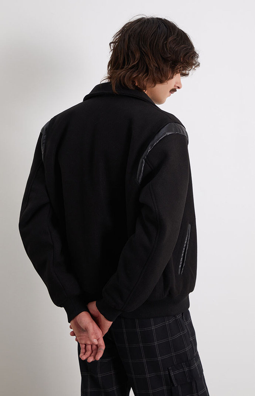 PacSun Lux Tonal Varsity Jacket | PacSun