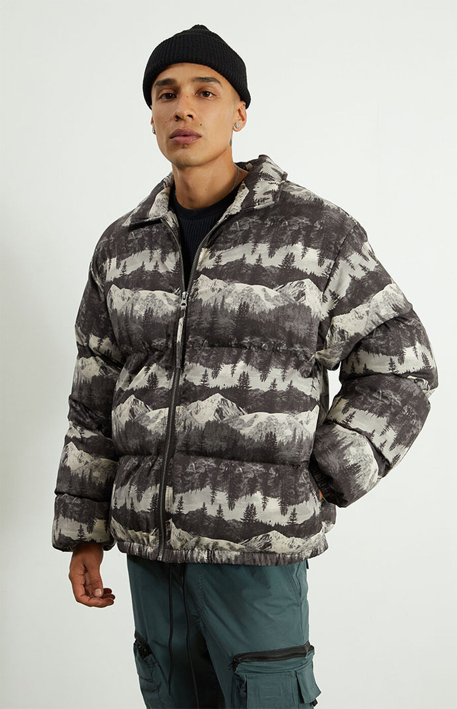 Pacsun Woodlands Coaches Puffer Jacket | Pacsun