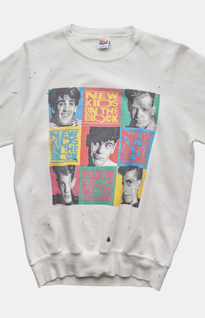 PS VINTAGE '80s New Kids On The Block Crew Neck Sweatshirt | PacSun