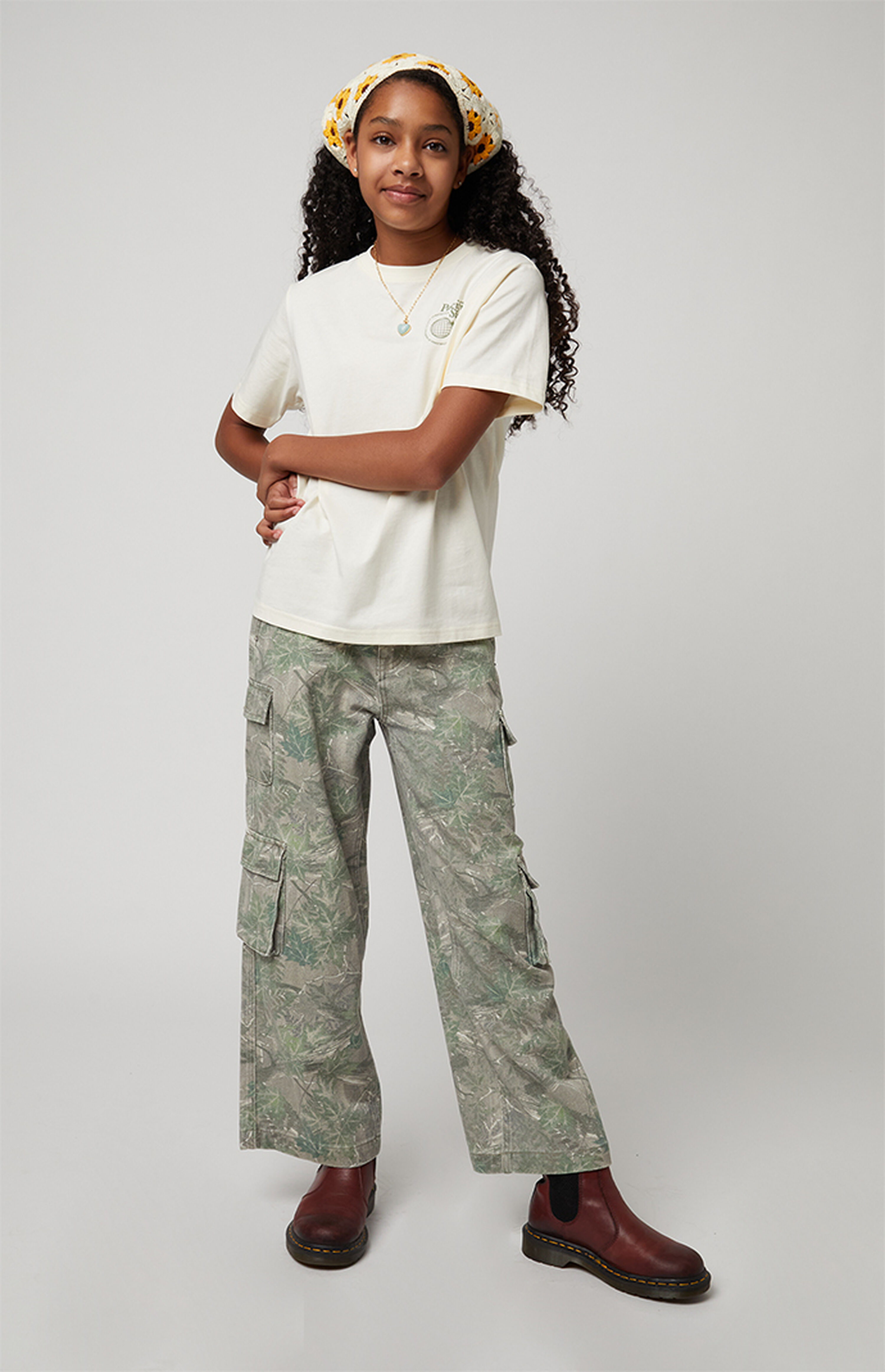 Pacsun Kids Camo Baggy Cargo Jeans | PacSun