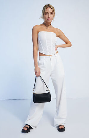 LA Hearts Strapless Butterfly Embossed Tube Top | PacSun