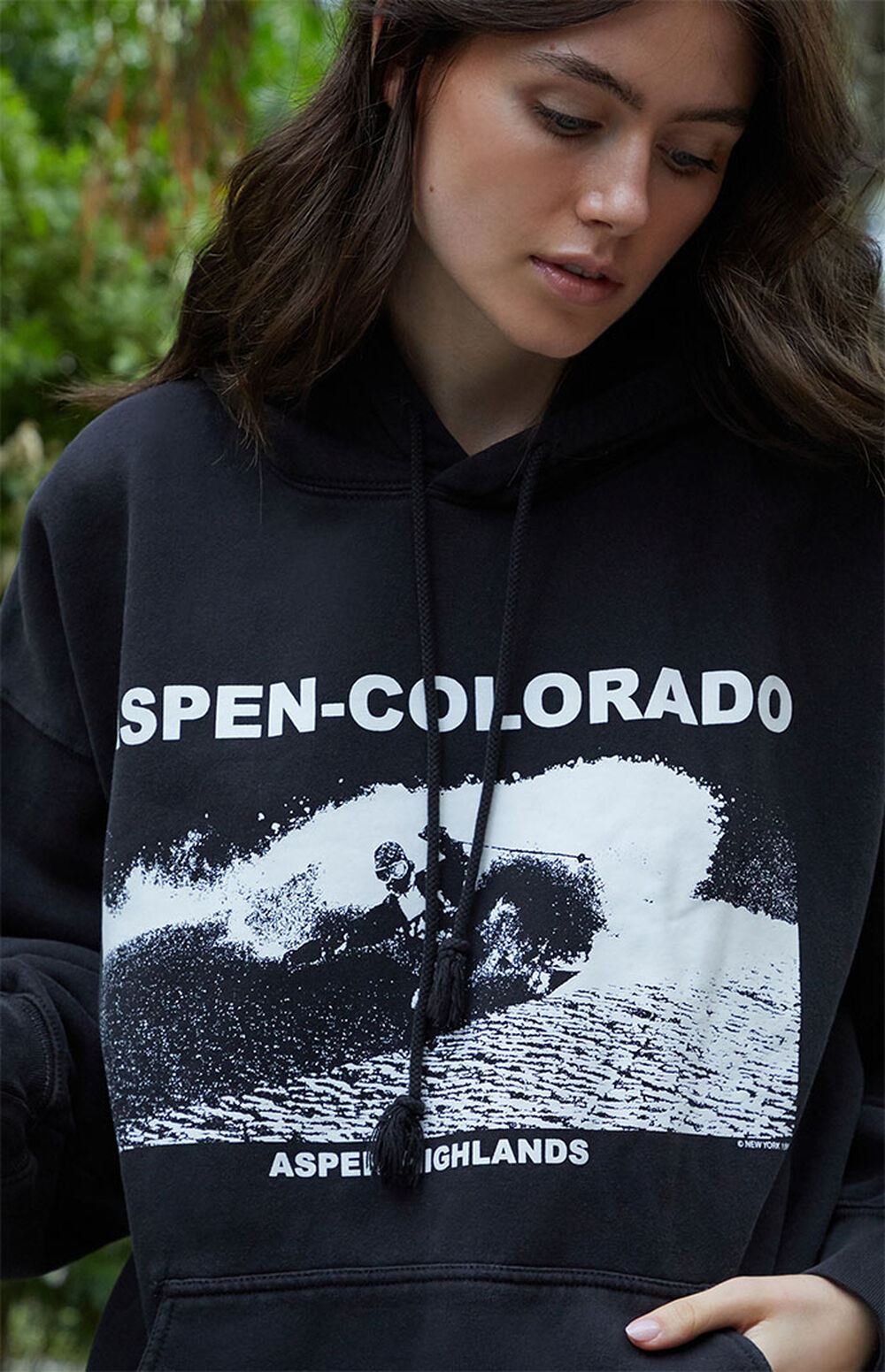 John Galt Black Aspen Colorado Hoodie | PacSun