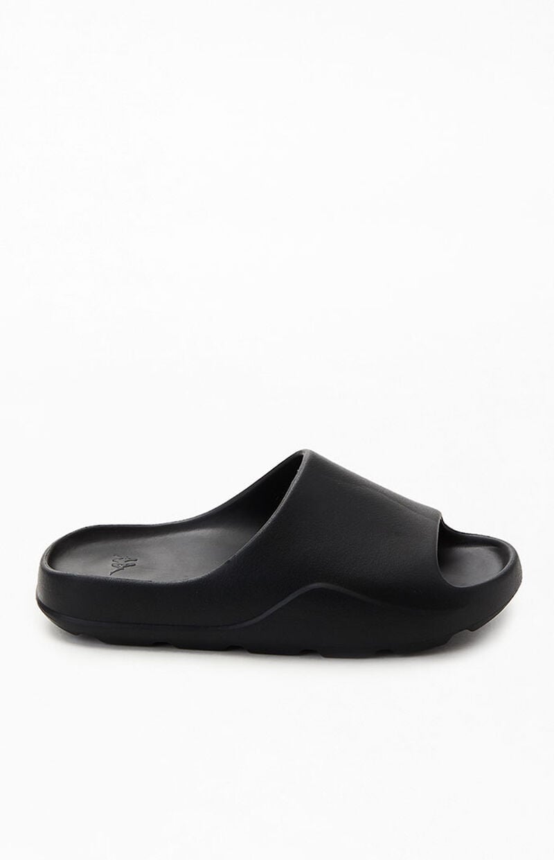 Kappa Black Authentic Plume 1 Slide Sandals | Pacsun