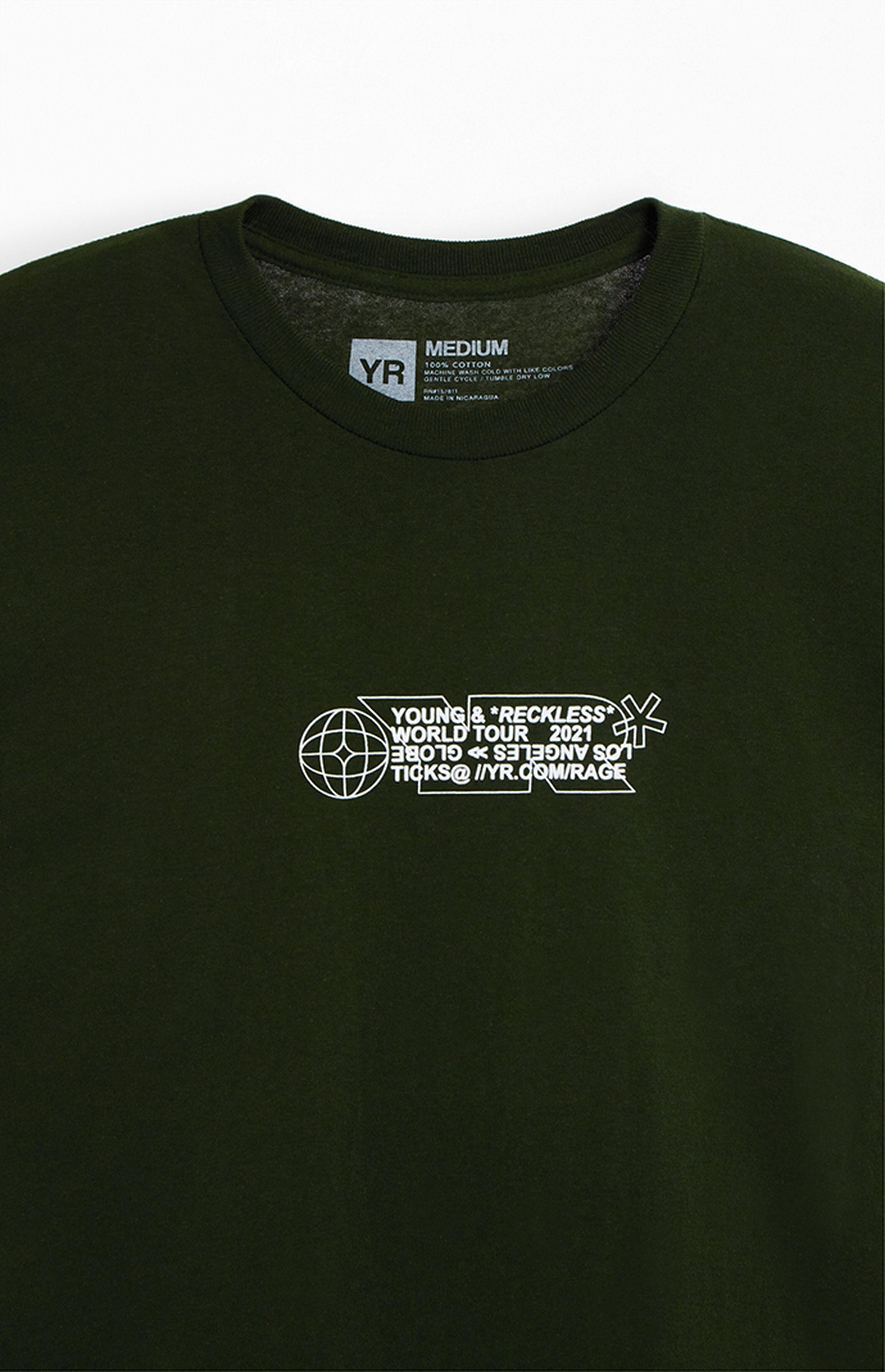 Young & Reckless World Tour T-Shirt | Pacsun