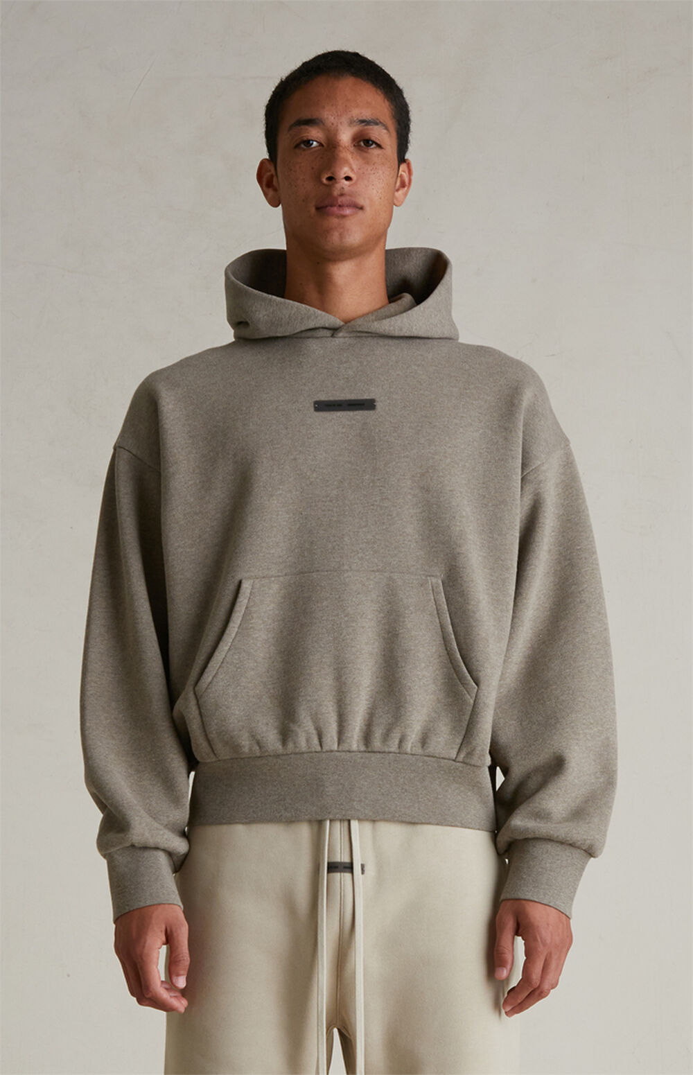 Fear of God ESSENTIALS Homestead Heather Classic Fleece Hoodie | Pacsun