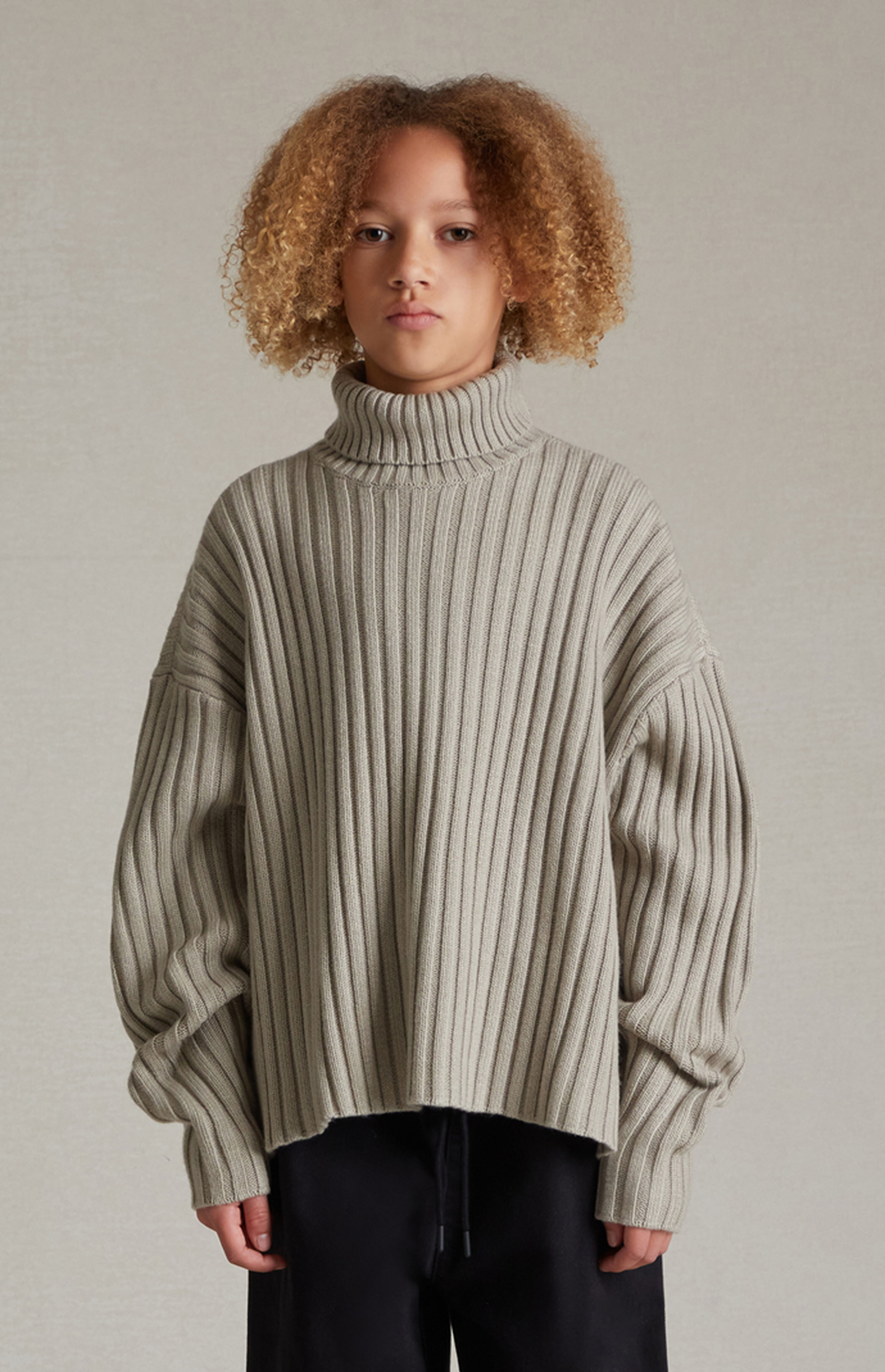 Fear of God ESSENTIALS Kids Seal Turtleneck Sweater | Pacsun