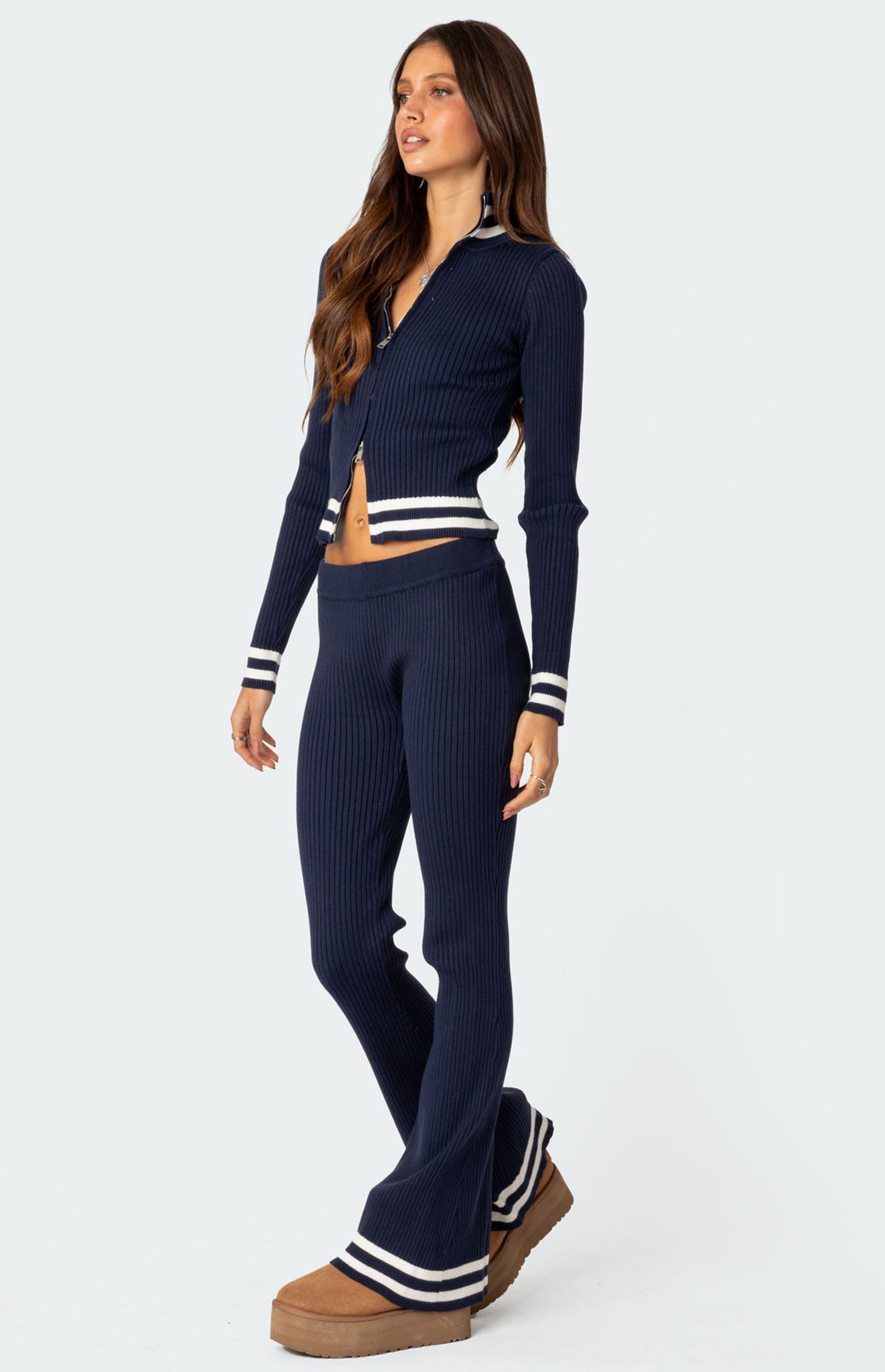 Edikted Pluto Ribbed Cardigan | PacSun