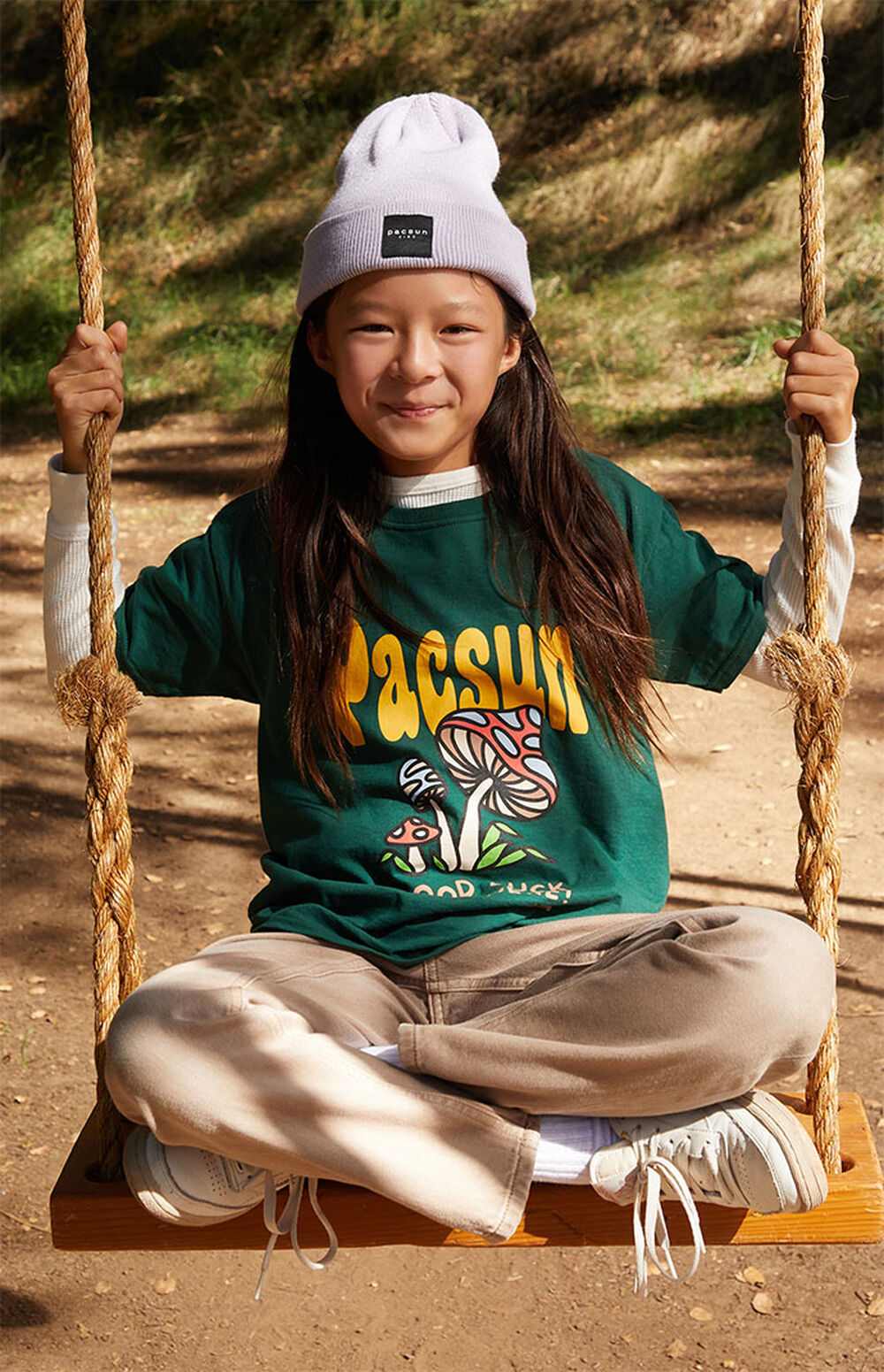 PacSun Kids Good Luck Mushroom T-Shirt | PacSun
