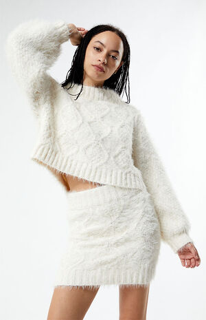 Glamorous Fuzzy Knit Mini Skirt | PacSun