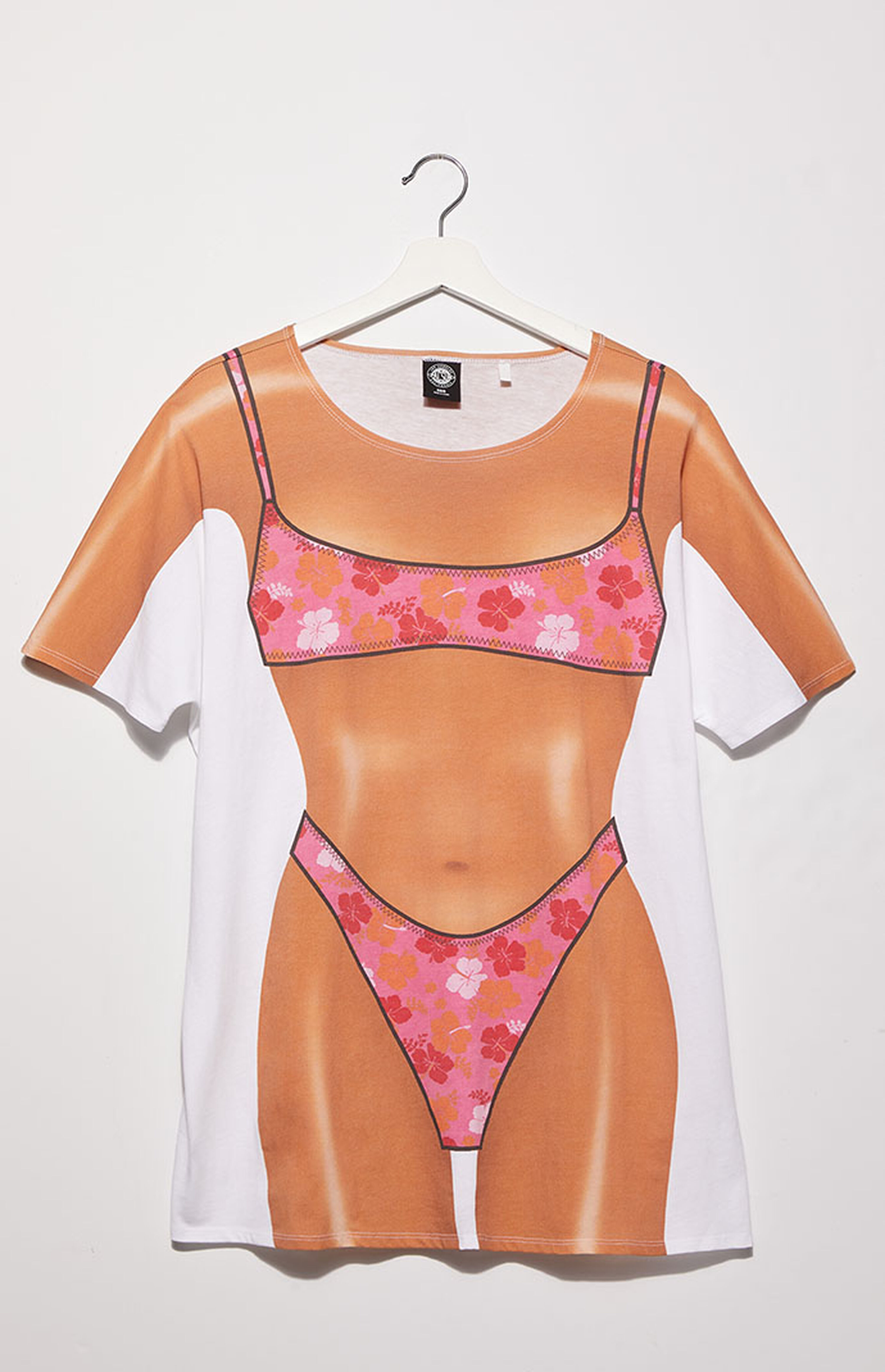 Pacsun Hibiscus Bikini Illusion T-Shirt | PacSun