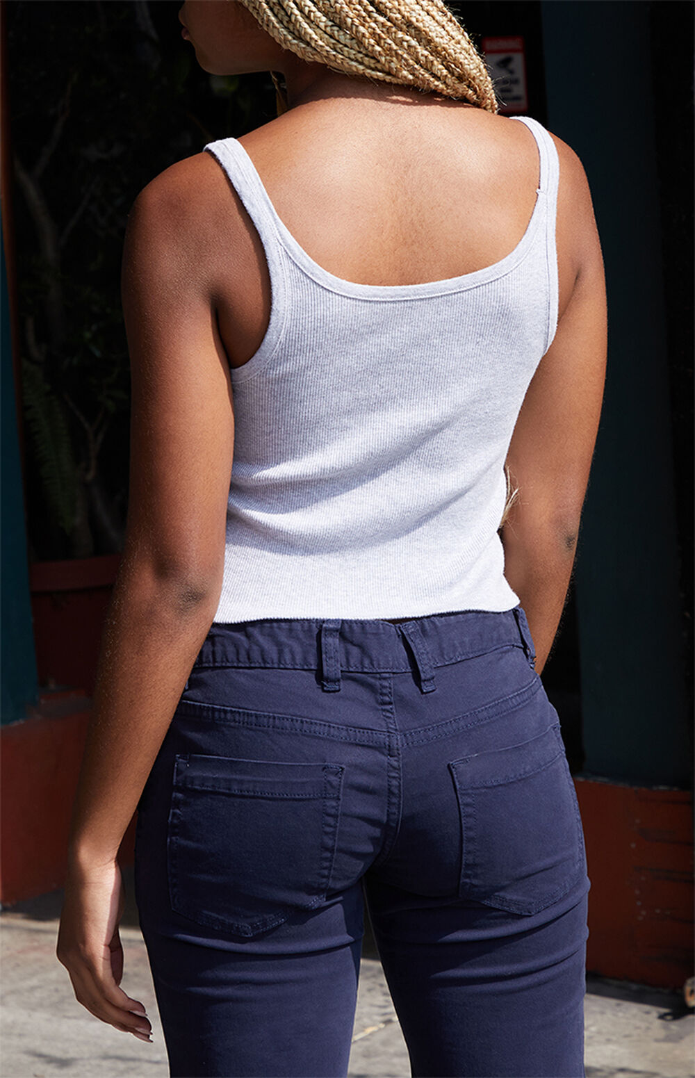 John Galt Gray Sheena Tank Top | PacSun