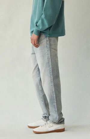 Pacsun Cade Straight Jeans Light Blue Tint | PacSun