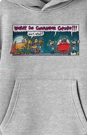 Kids Dog Man Hooray for Commander Cupcake Hoodie | PacSun