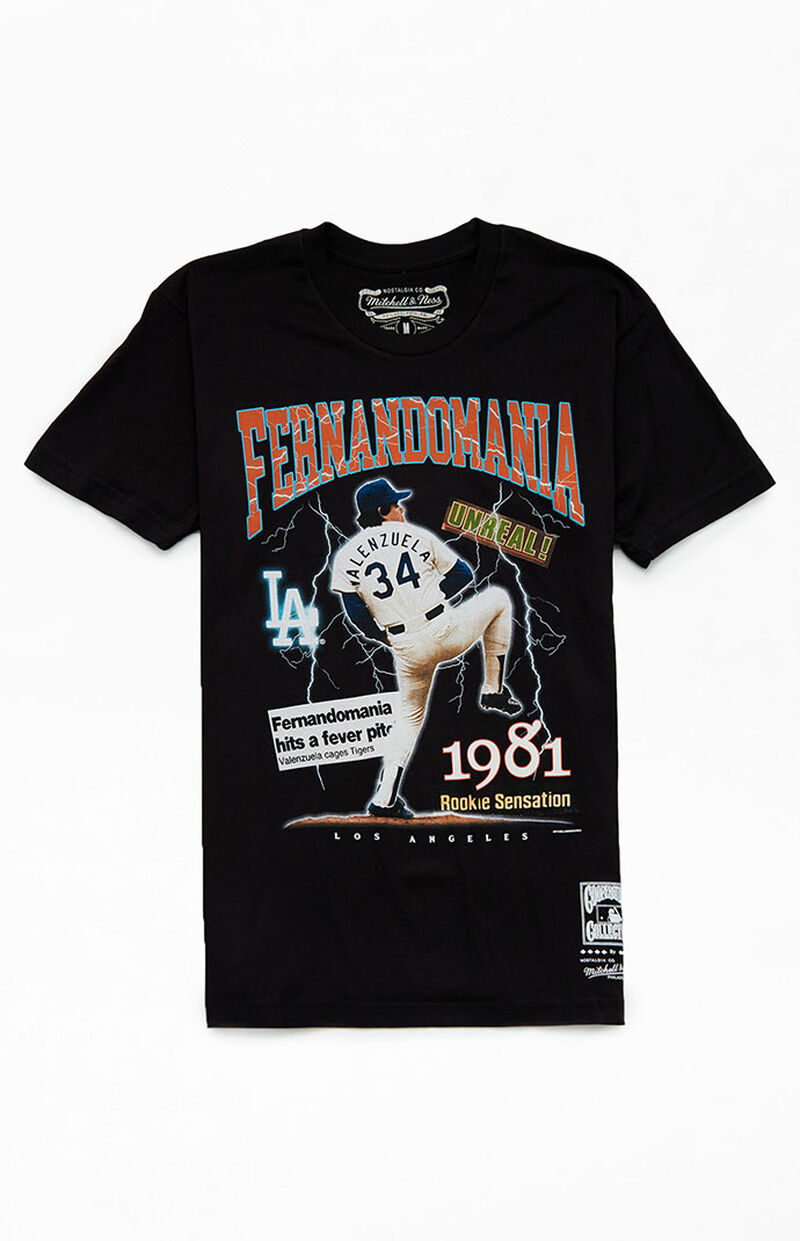 Mitchell & Ness LA Dodgers Fernandomania T-Shirt | PacSun