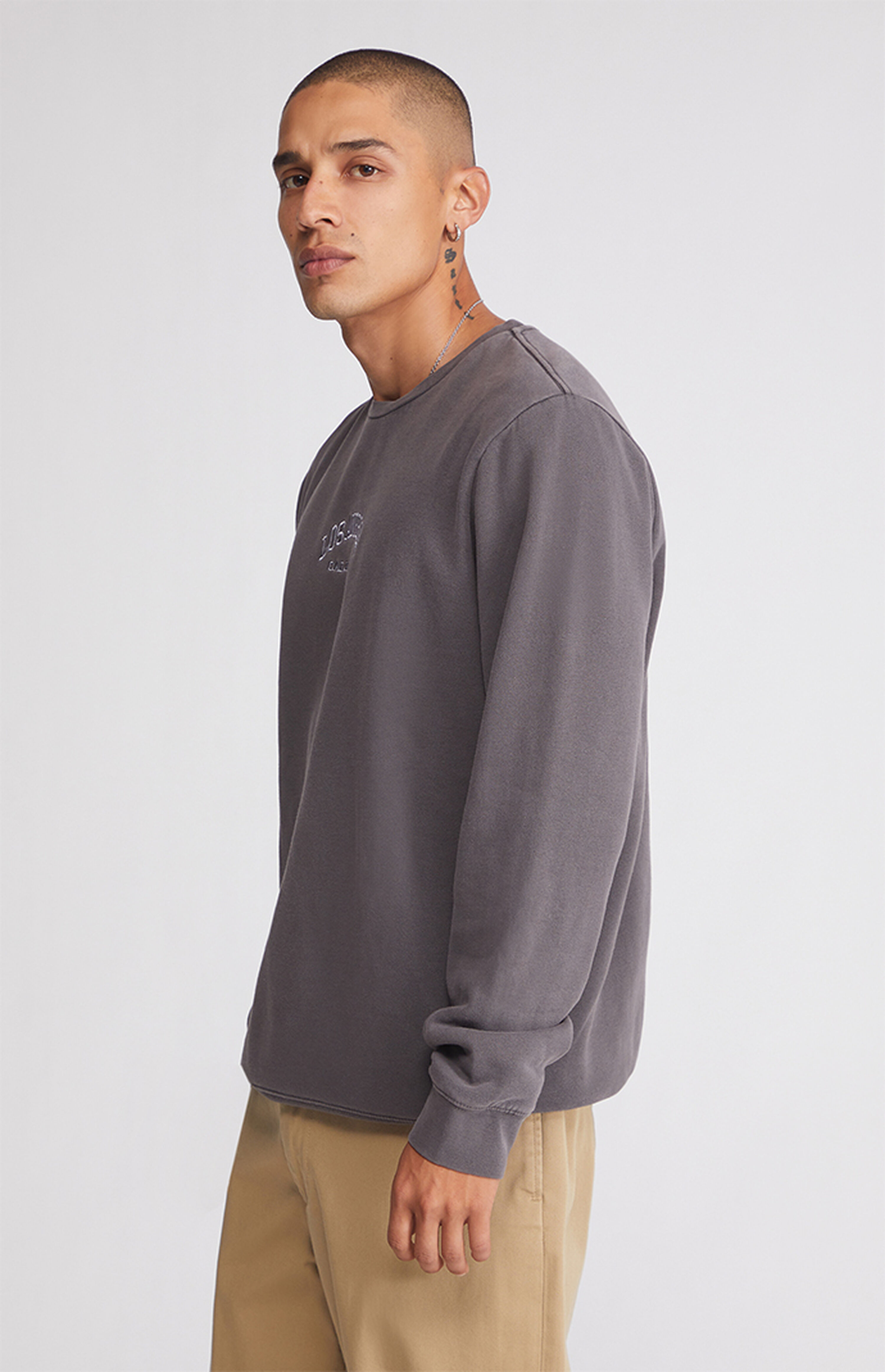 Pacsun Washed Los Angeles Embroidered Crew Neck Sweatshirt | PacSun