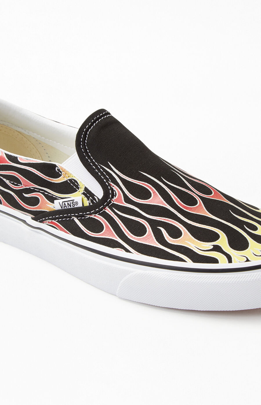 Vans Flames Mash Up Slip-On Shoes | PacSun | PacSun