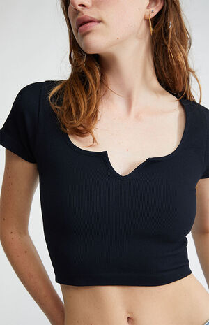 PacCares Seamless Notched T-Shirt | PacSun