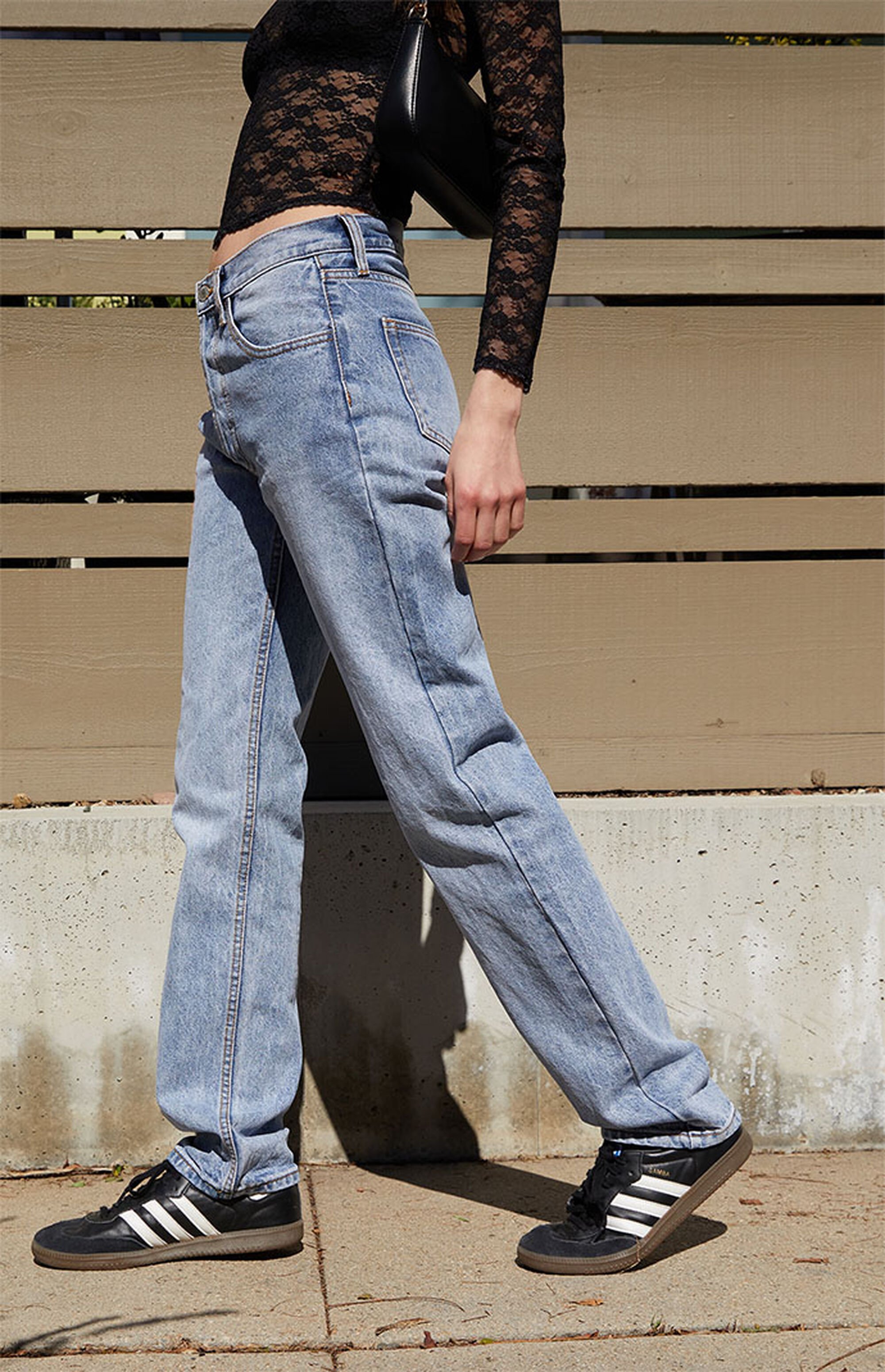 John Galt Light Blue Addison Jeans | PacSun