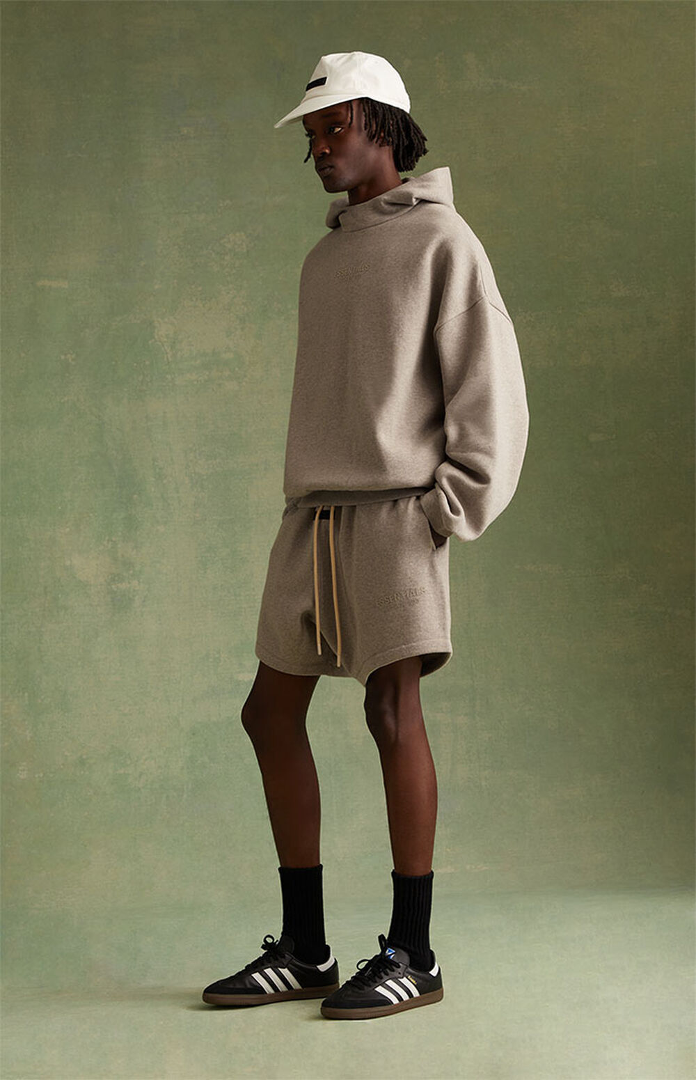 Fear of God Essentials Core Heather Hoodie | PacSun