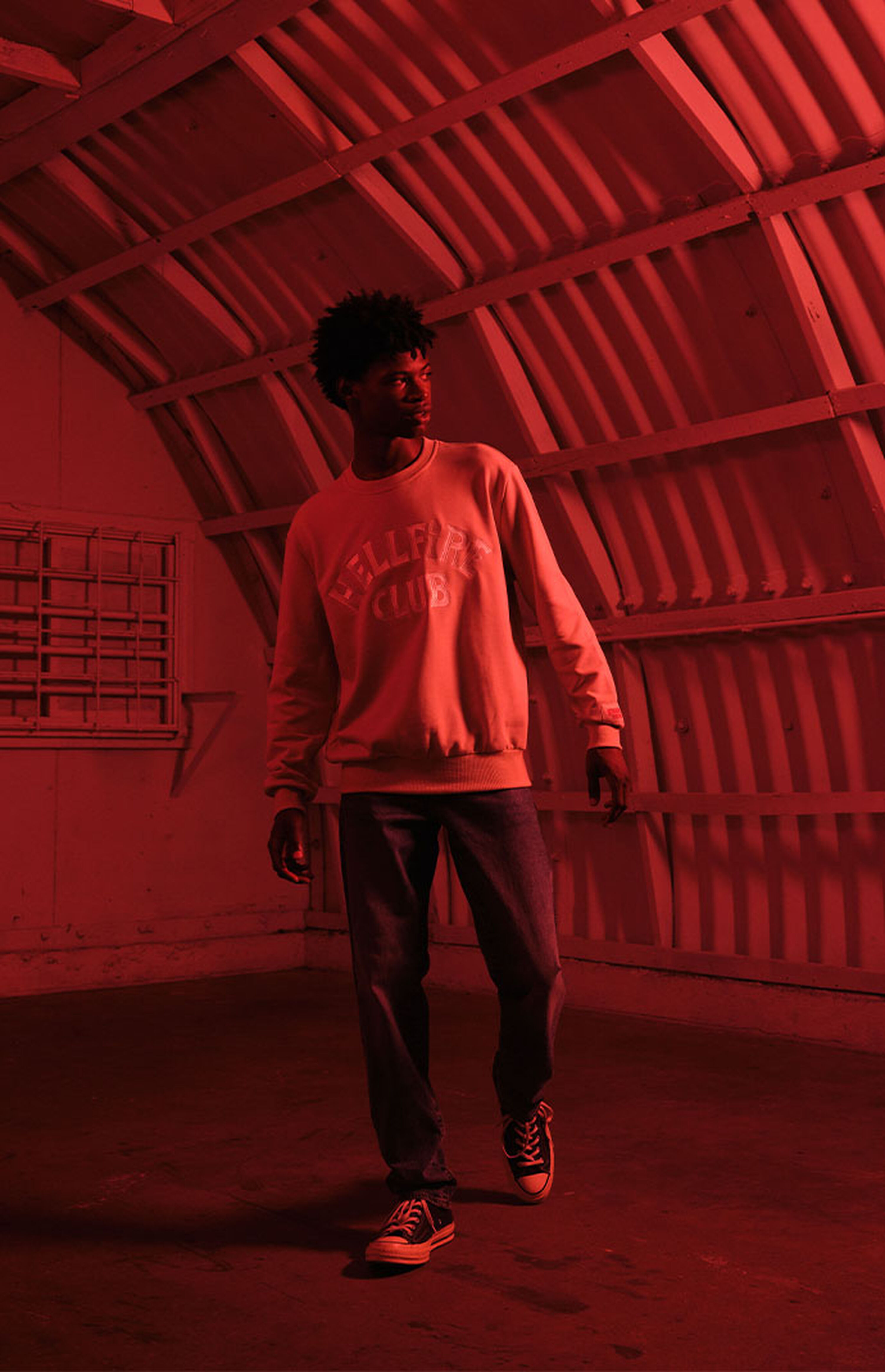 Stranger Things Hellfire Club Crew Neck Sweatshirt | Pacsun