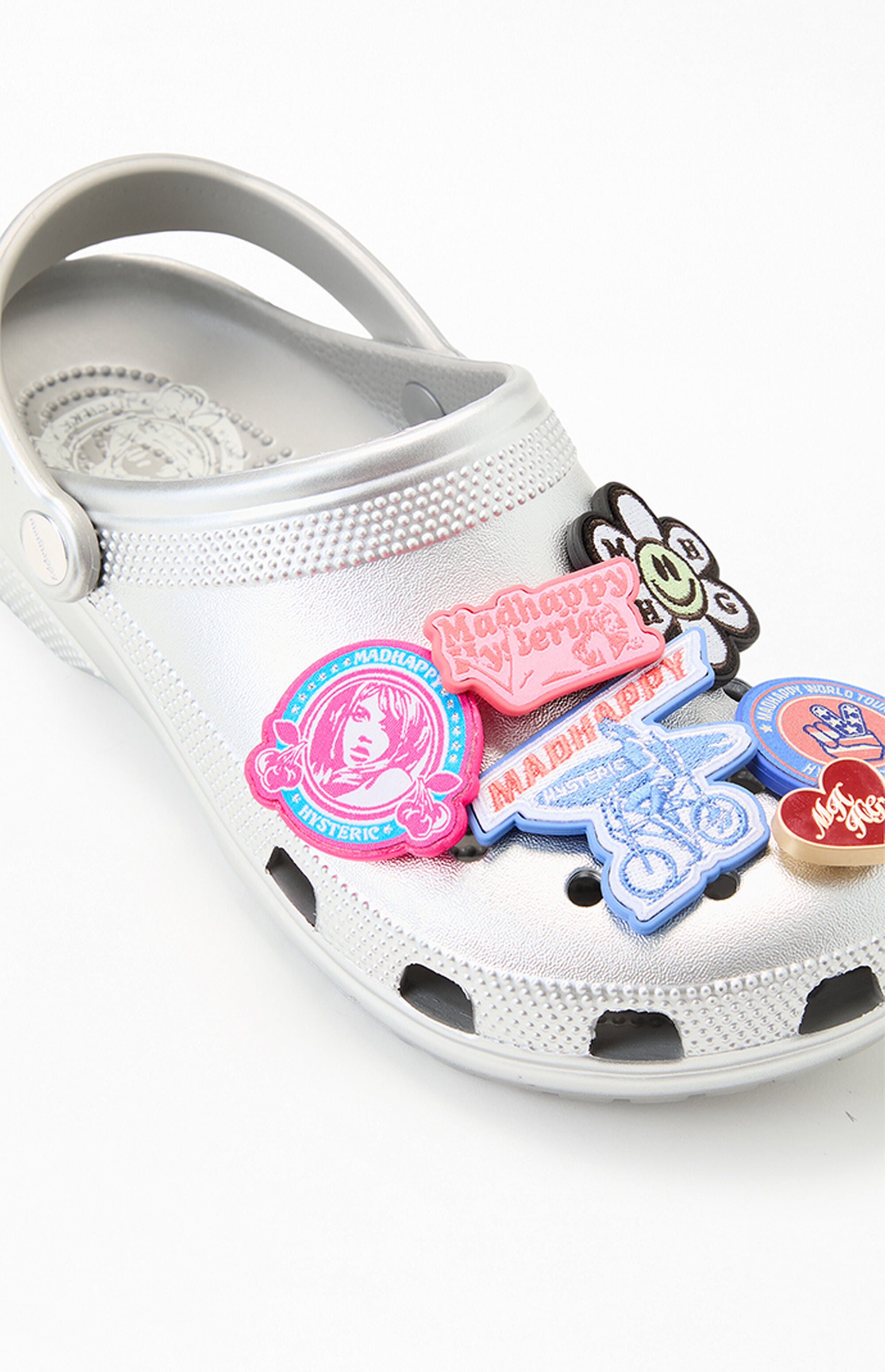 Crocs x Madhappy Silver Classic Clogs | Pacsun