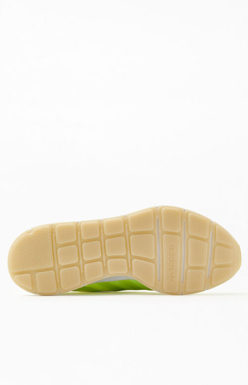 adidas Neon Yellow Swift Run White Shoes | PacSun | Pacsun