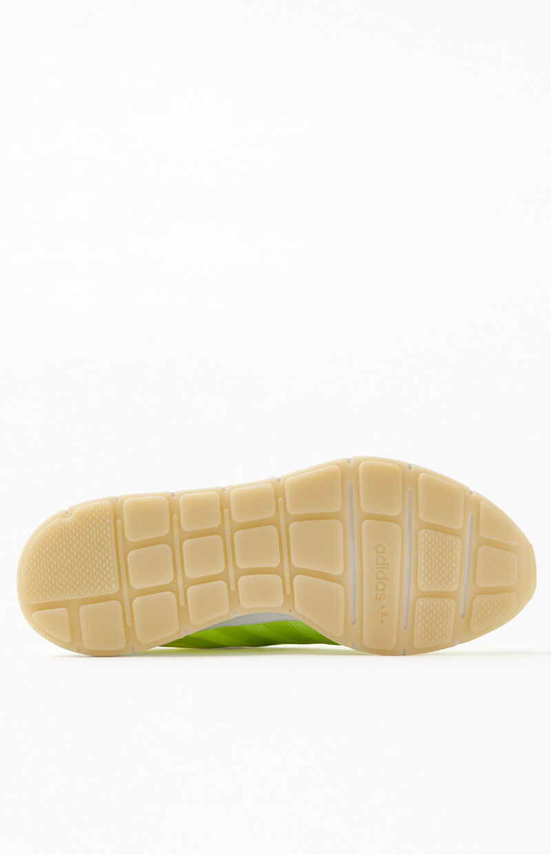 adidas Neon Yellow Swift Run White Shoes | PacSun | Pacsun