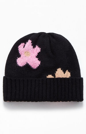 Pacsun Flower Fold Over Beanie | PacSun
