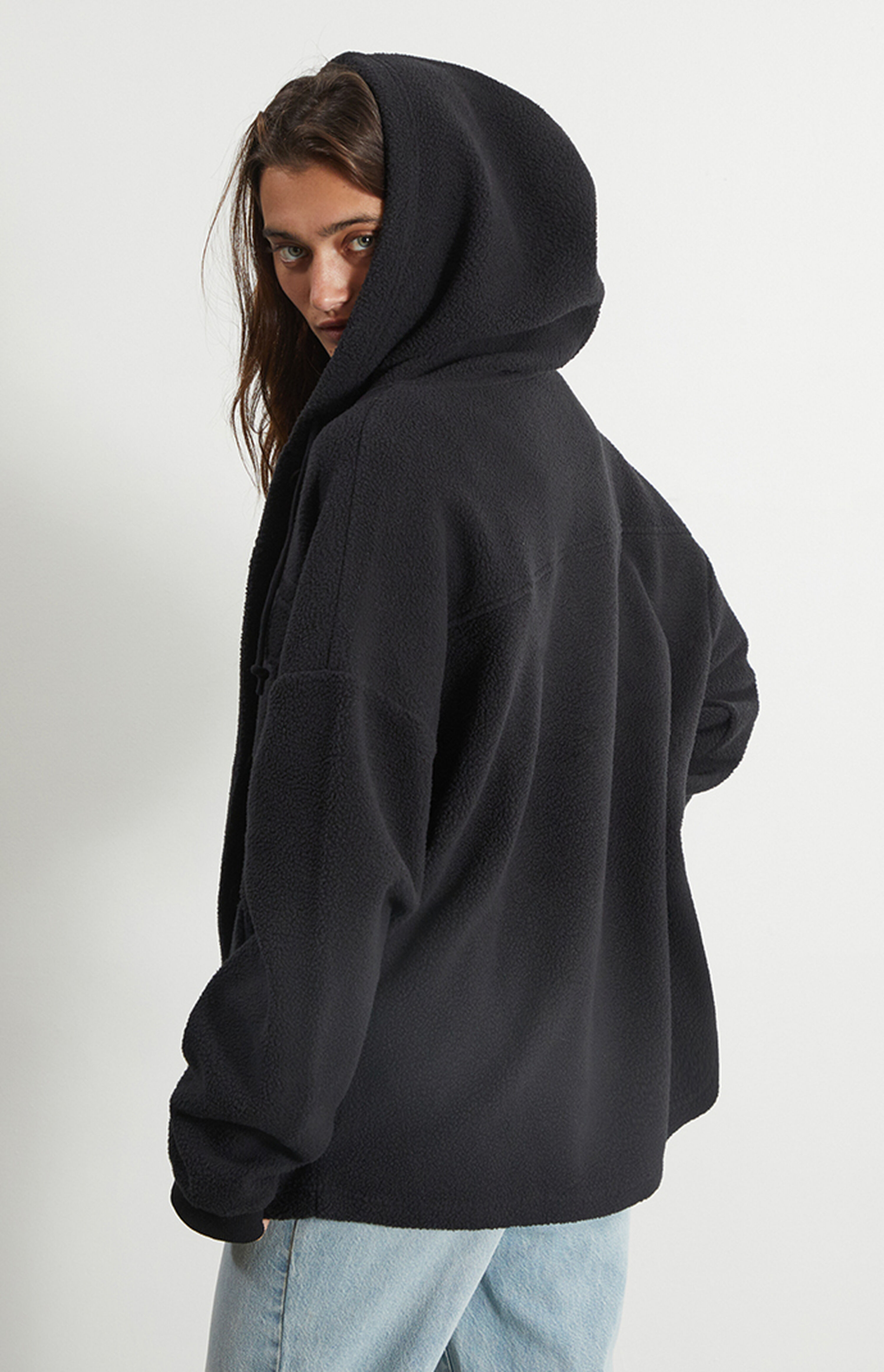 Pacsun Hooded Polar Fleece Shacket | Pacsun