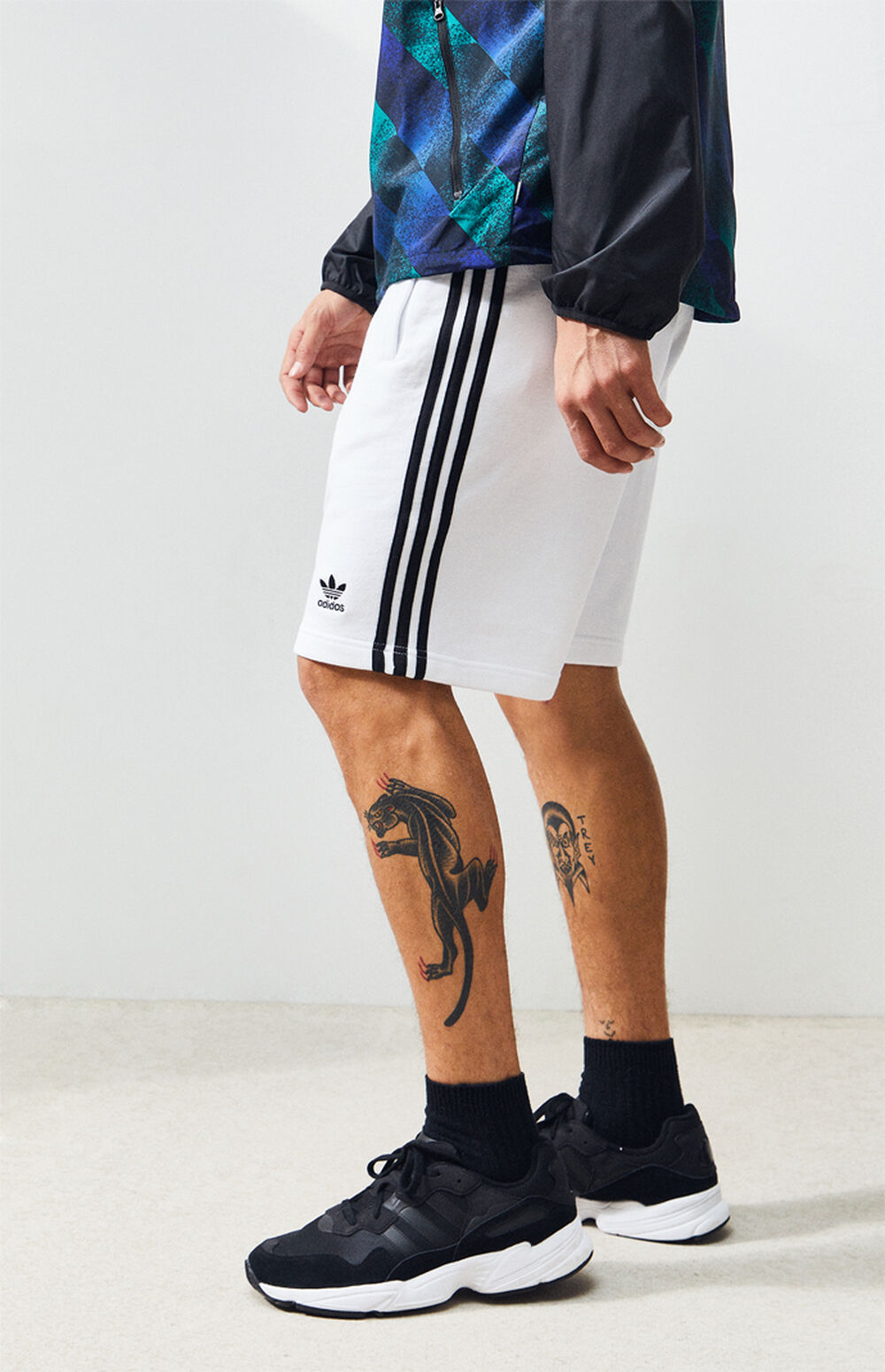 adidas White 3-Stripes Active Shorts | PacSun | PacSun