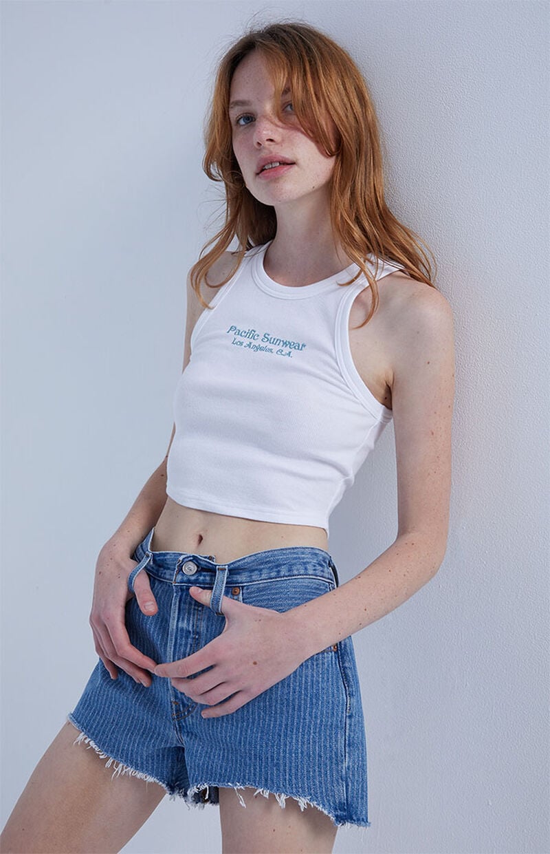 Levi's Striped 501 Original Denim Shorts | Pacsun