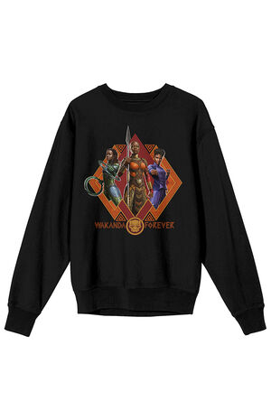 Black Panther Wakanda Forever Crew Neck Sweatshirt