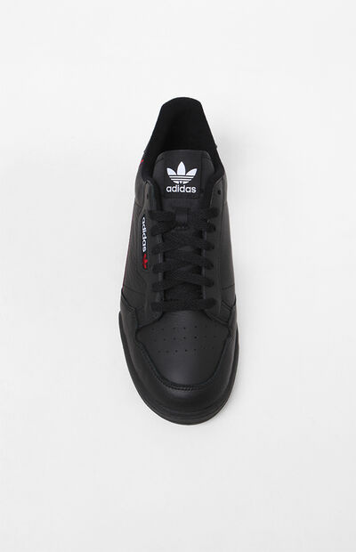 adidas Continental 80 Black & Red Shoes | PacSun | PacSun