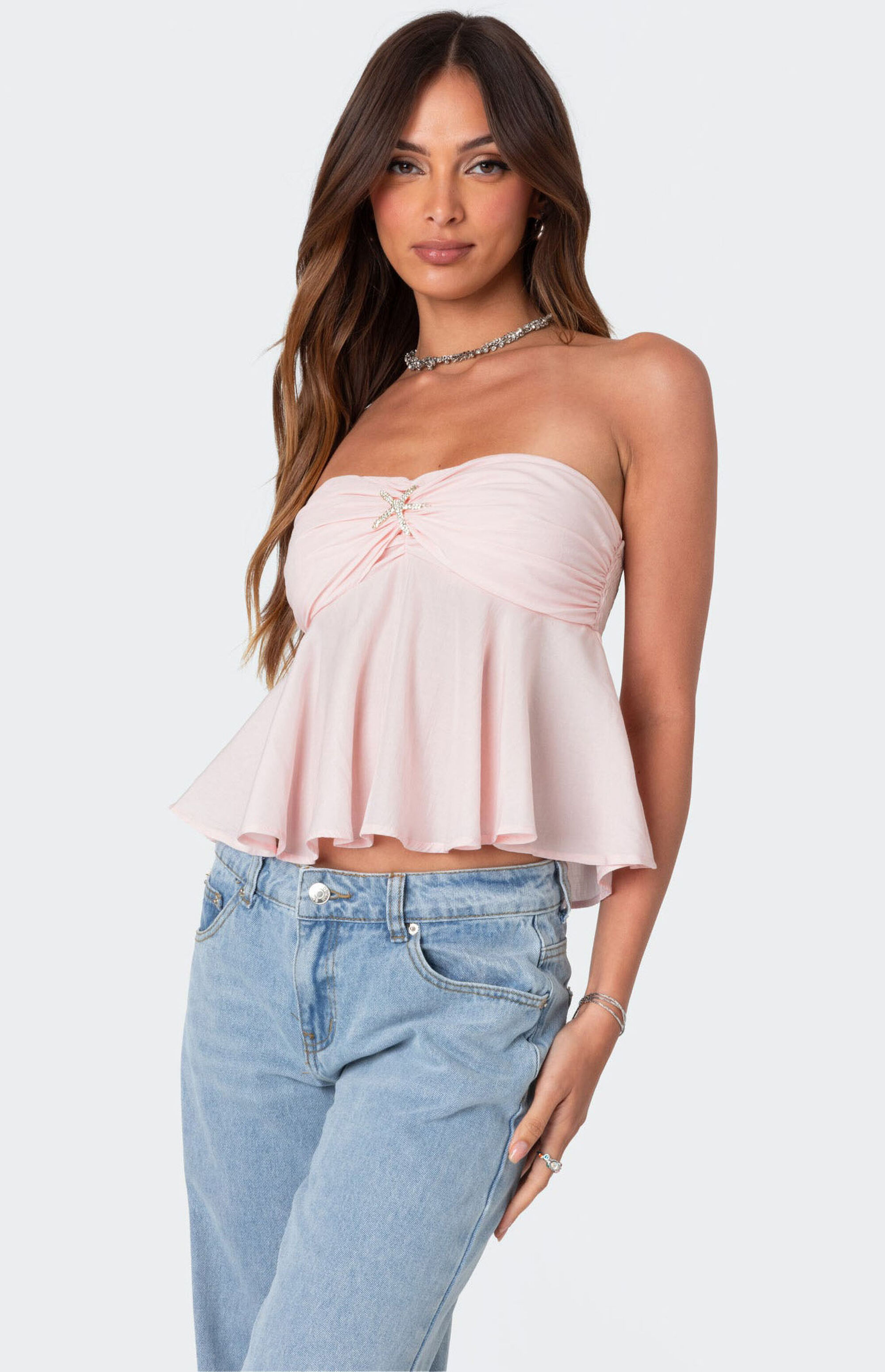 Edikted Starfish Strapless Top | Pacsun