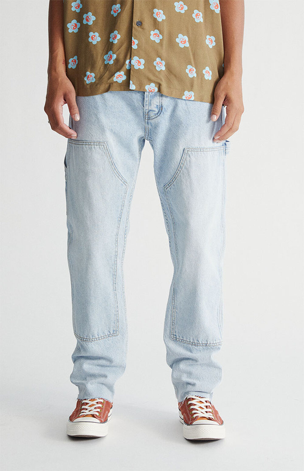 Pacsun Eco Light Wash Straight Jeans | Pacsun
