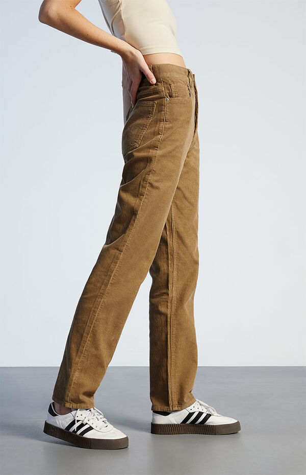 Pacsun Brown Corduroy Dad Jeans | Pacsun