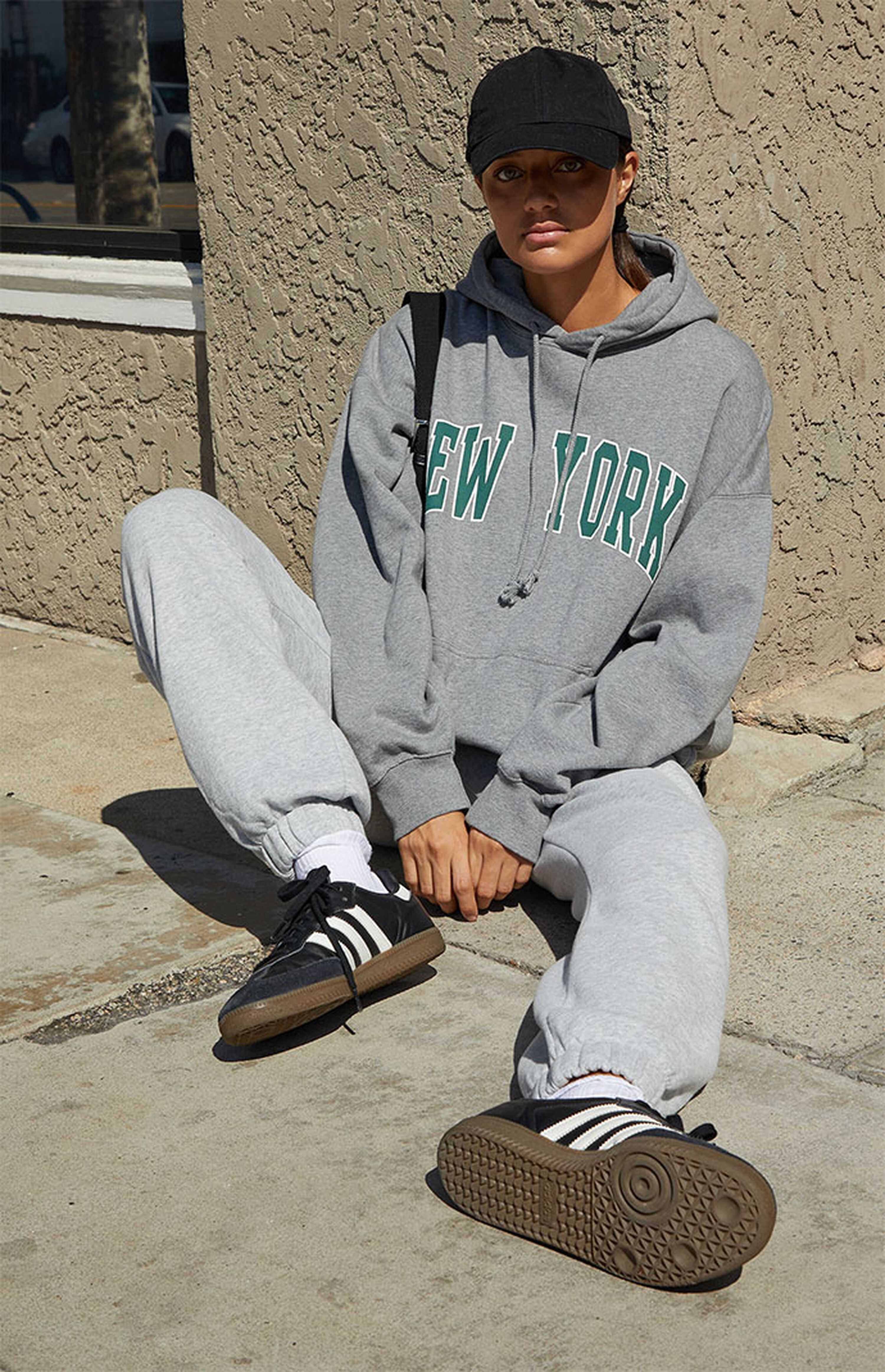 John Galt Gray New York Hoodie | Pacsun