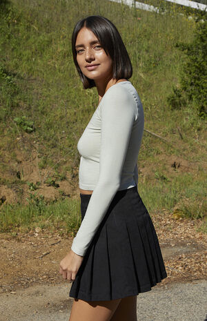 John Galt Green Jillian Long Sleeve Top | PacSun