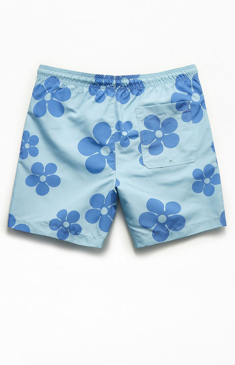 Pacsun Recycled Groove 17" Swim Trunks | Pacsun