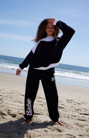Barbie Racer Crew Neck Sweatshirt | PacSun