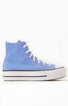 Converse Blue Chuck Taylor All Star Lift Platform High Top Sneakers ...