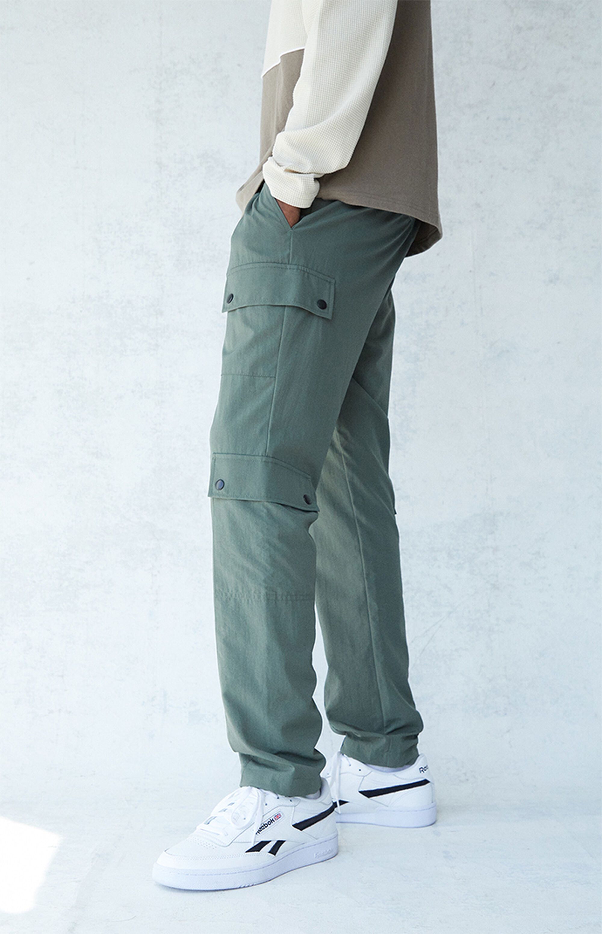 Pacsun Griffith Nylon Panel Cargo Pants | PacSun