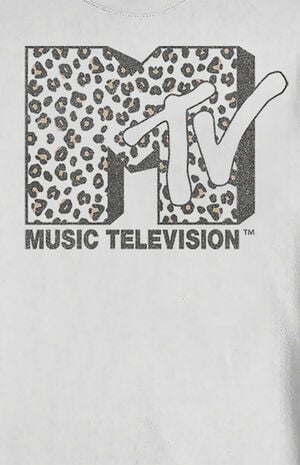 MTV Leopard Logo Sweatshirt | PacSun