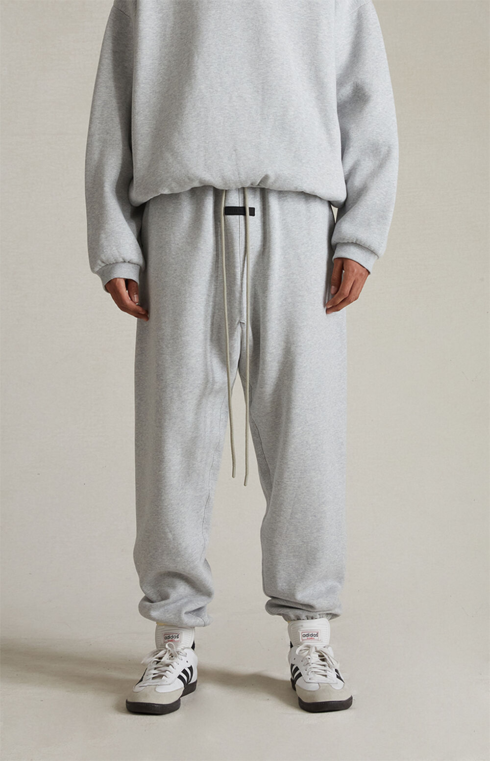 Fear of God Essentials Light Heather Grey Sweatpants | PacSun