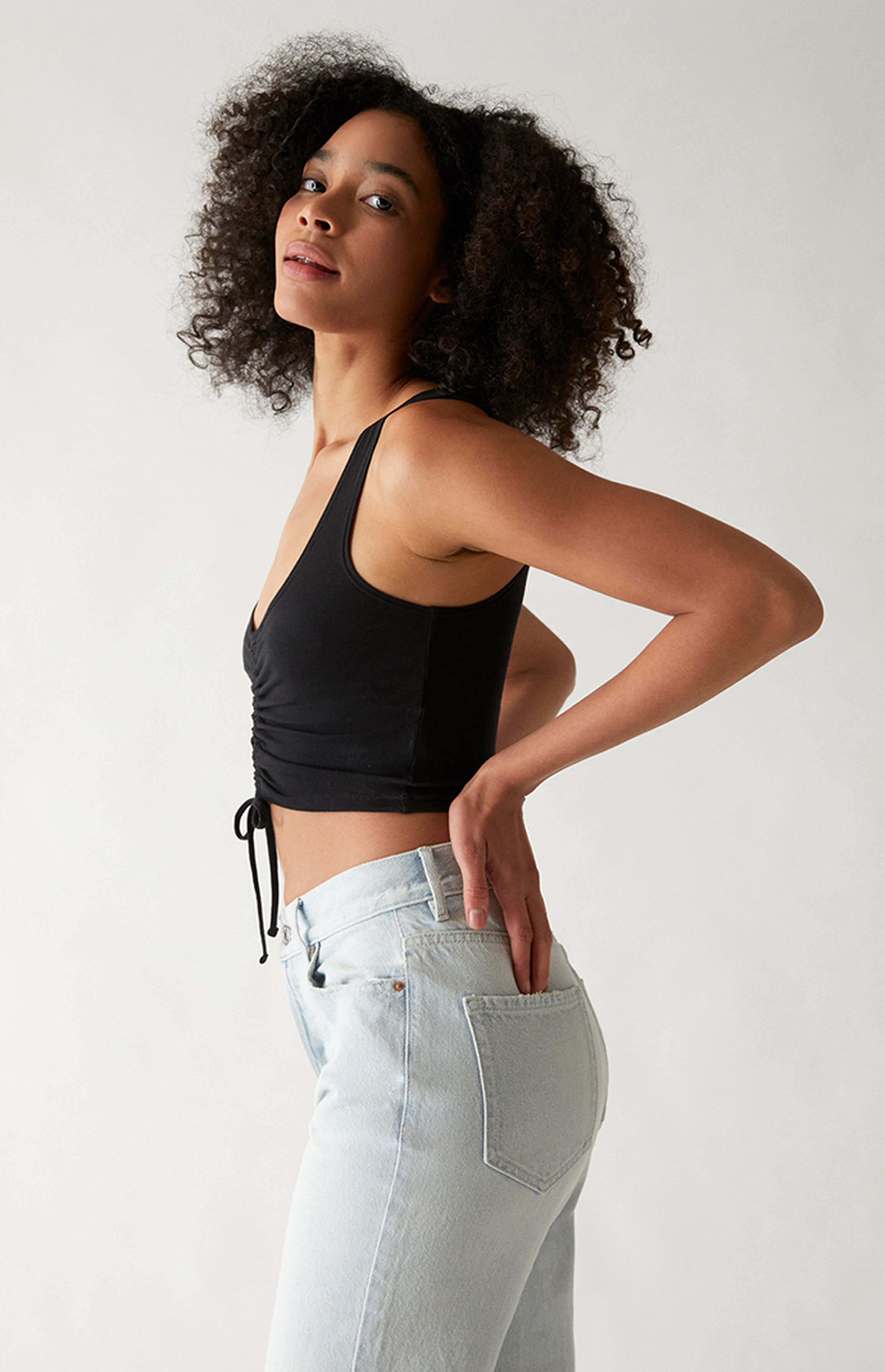 PacCares Cinched Front Tank Top | Pacsun