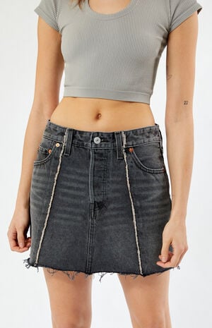 Levi's Black Recrafted Icon Denim Mini Skirt | PacSun
