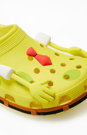 yellow spongebob crocs