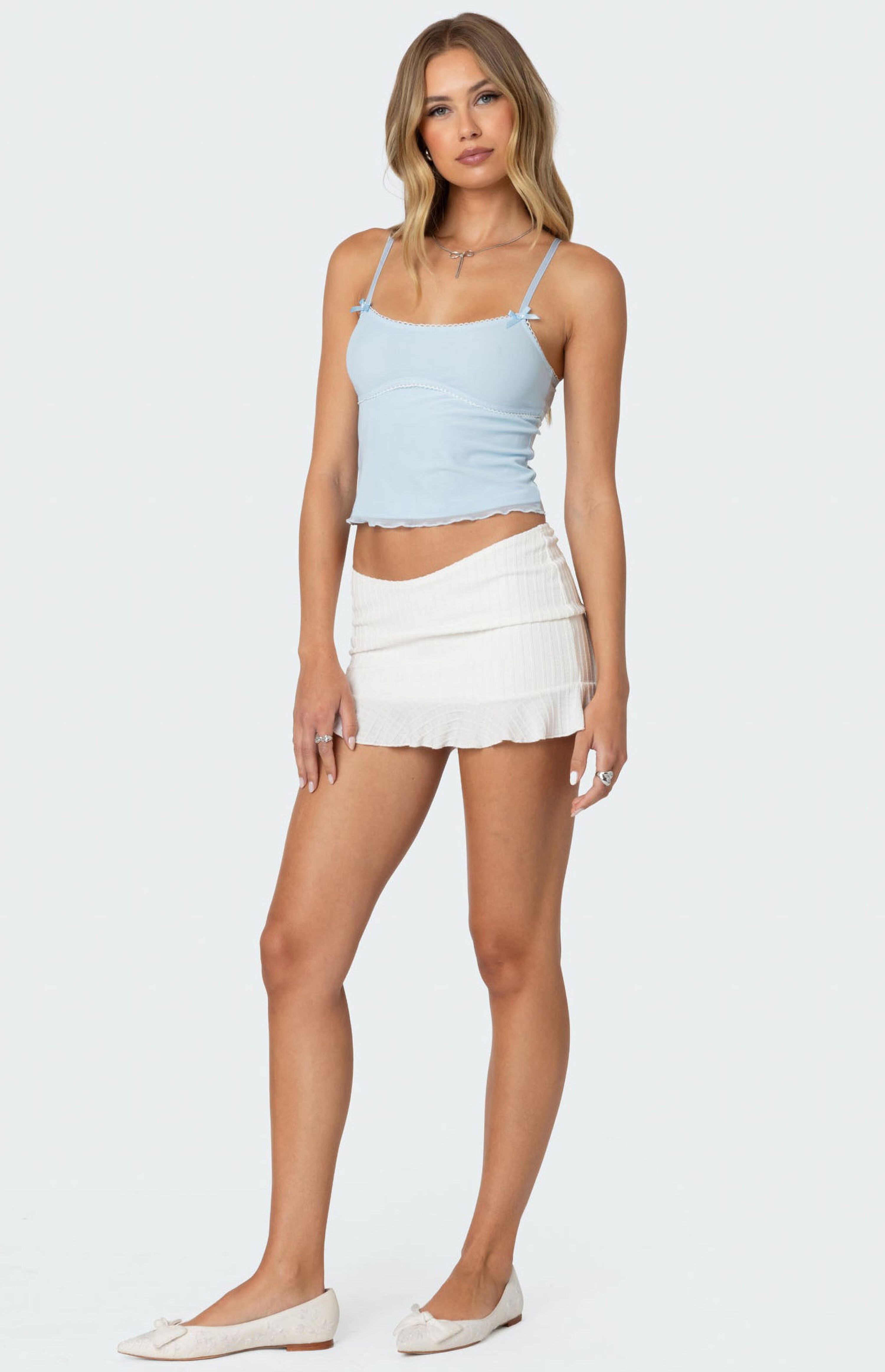 Edikted Bethany Mesh Tank Top | PacSun