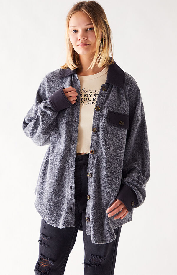 Pacsun Homecoming Button Down Shacket | PacSun