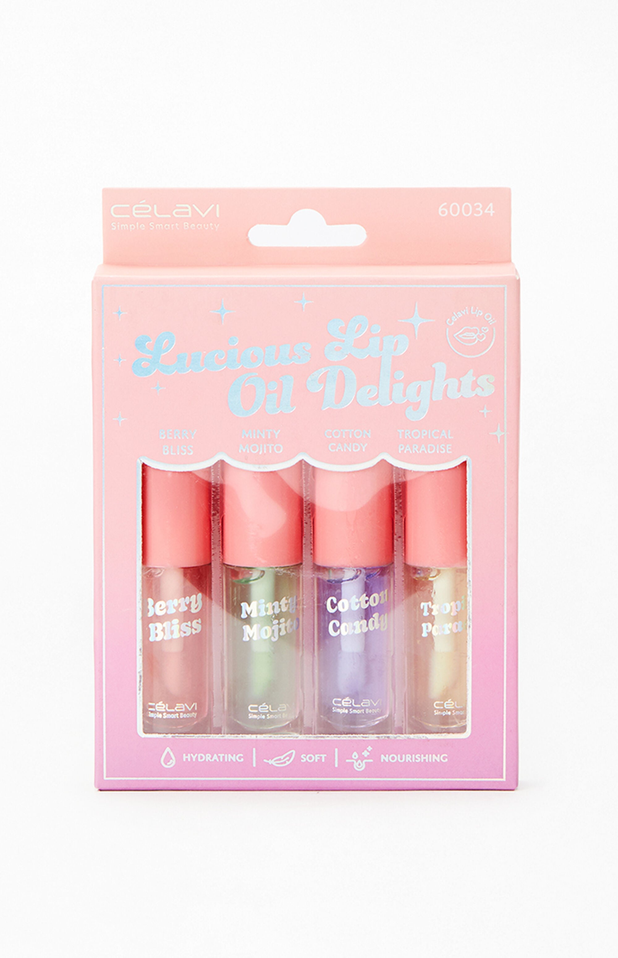 CELAVI 4 Pack Lucious Lip Oil Set | Pacsun